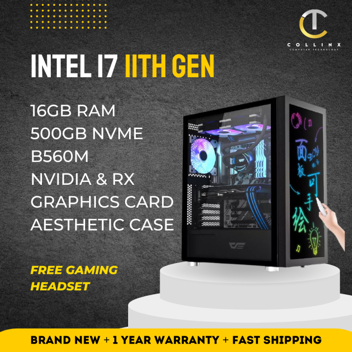 [ GAMING PC BUILD - DIAMOND ] INTEL CORE I7 11TH GEN PC Desktop ...
