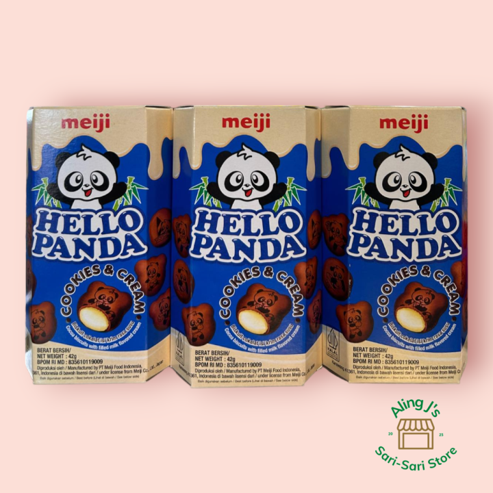 Meiji Hello Panda Cookies & Cream Filling (3packs) | Lazada PH