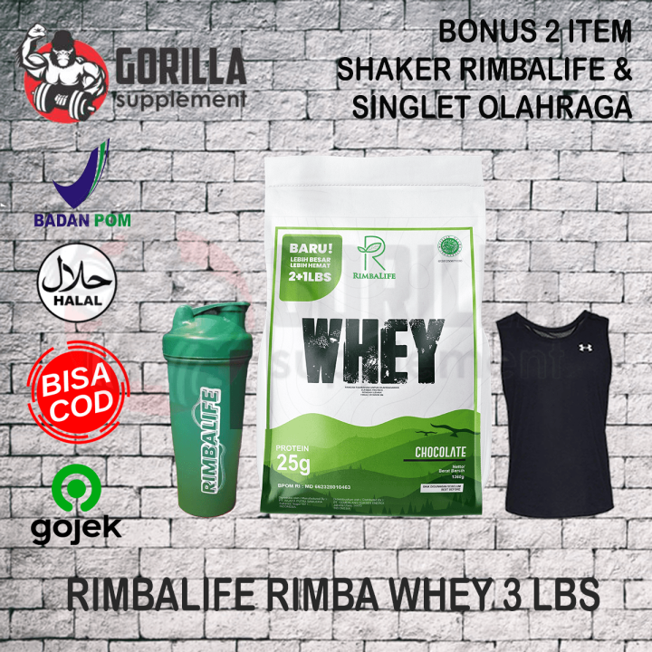 RIMBALIFE Rimba Whey Rasa Kopi 3lbs 3lb Coffe Whey Protein BPOM HALAL ...