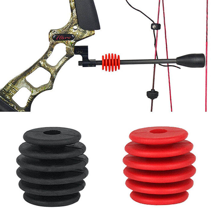 1 pcs Rubber Compound Bow String Decelerator Archery Stabilizer ...