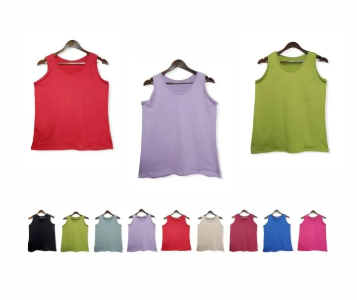 Plain Sando Pambahay for Women L to XL Cotton Spandex | Lazada PH