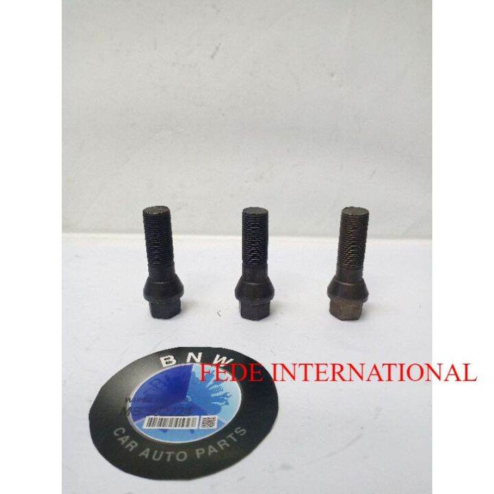 BAUT AS RODA BAUT AXLE FE111 P11 BAHAN BAJA HITAM HALUS | Lazada Indonesia