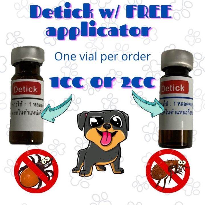 SOLD PER PIECE Detick (w/ 1 free applicator per checkout) | Lazada PH