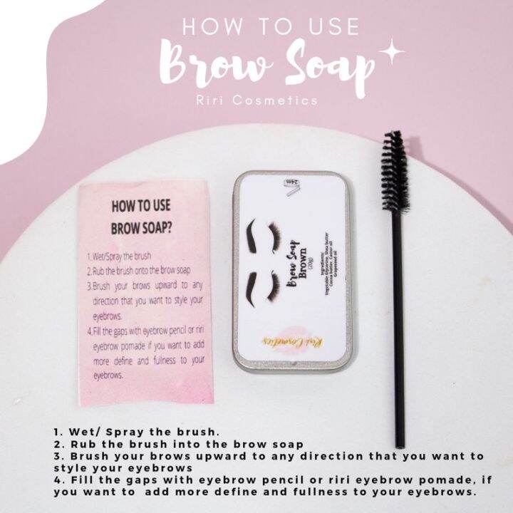 Riri BROW SOAP with hair grower | Lazada PH