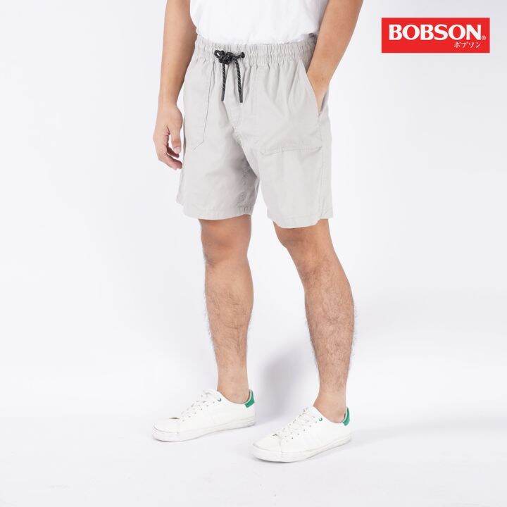 Bobson Men's Basic Non-Denim Jogger Short 81102 (Light Gray) | Lazada PH