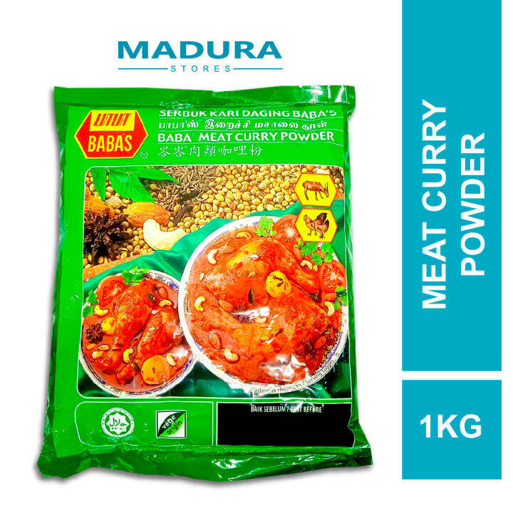 Baba's Meat Curry Powder 1kg / Madura | Lazada
