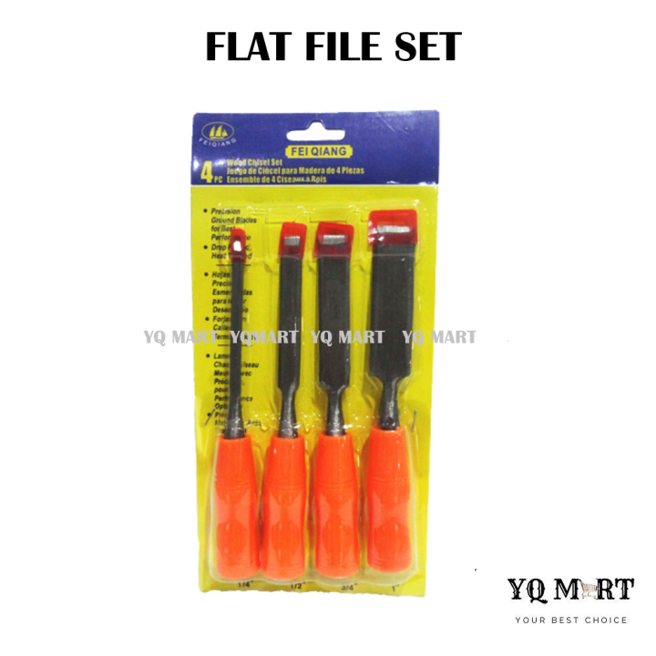 Flat File Set/ Wood Chisel Set 4IN1/Pahat Kayu | Lazada