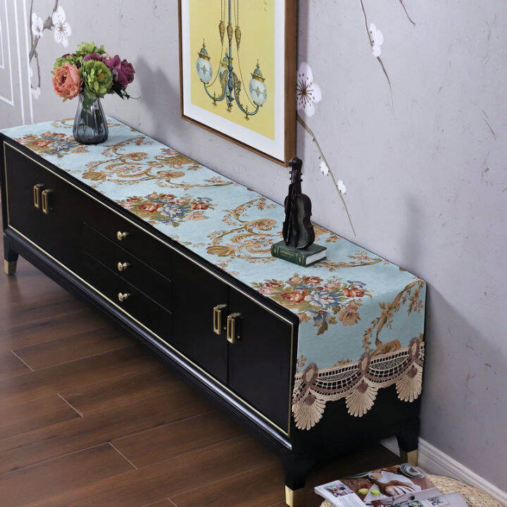 European TV cabinet cover cloth tablecloth fabric rectangular coffee ...