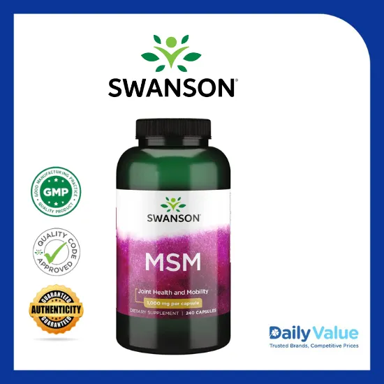 Swanson Ultra MSM 1000mg, 240 capsules | Lazada PH