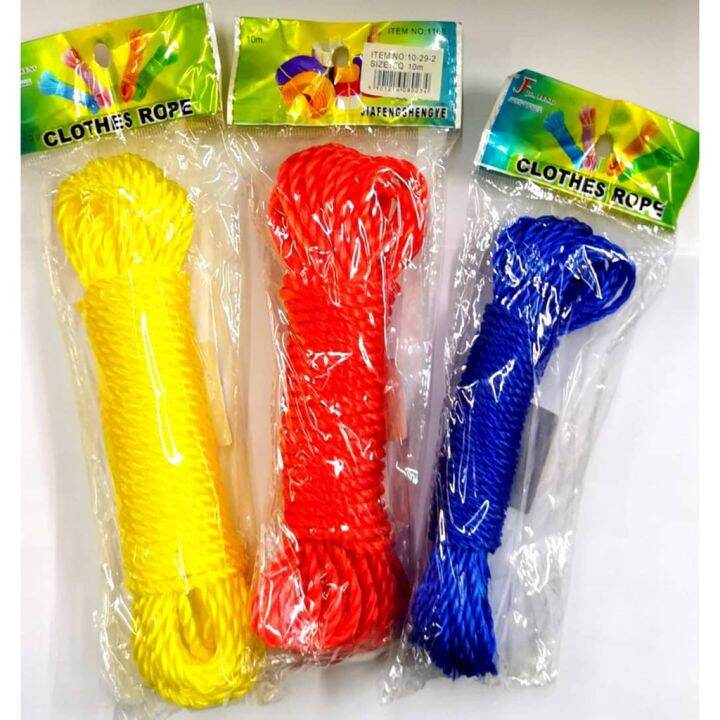 NYLON ROPE CLOTH ROPE 4MM X10METER 6MM X10METER | Lazada