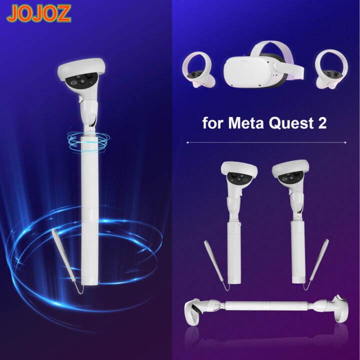 จอ JOJOZ Vr คอนโทรลเลอร์แท่งยาวที่จับก้านต่อใช้ได้กับอ็อคคูลัส Quest2 ...