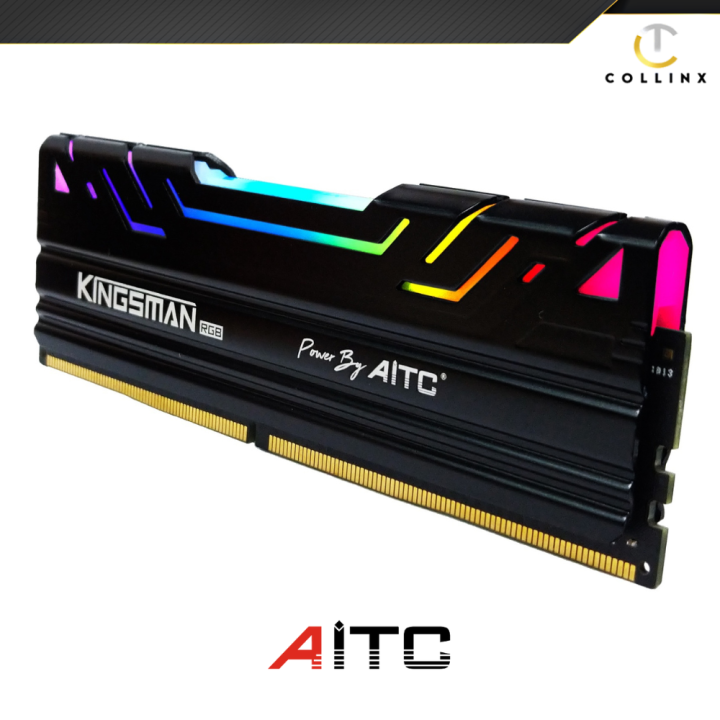 8GB DDR4 2666Mhz 3200Mhz Kingsman RGB RAM | Black White Red | High ...