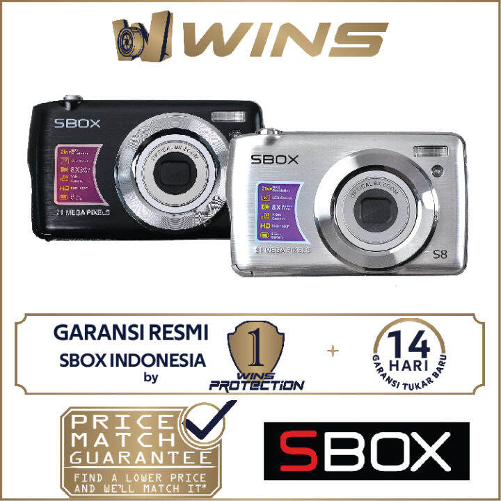 SBOX S8 Camera Digital / Kamera Pocket Original - Garansi Resmi SBOX | Lazada Indonesia