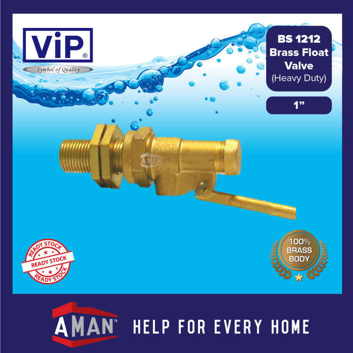 ViP 1 inch Heavy Duty Brass Float Valve No Include Float Ball Injap ...