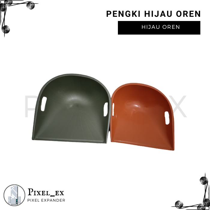 Pengki Bangunan / Pengki Pasir / Pengki Hijau Serok Semen Hijau Oren ...