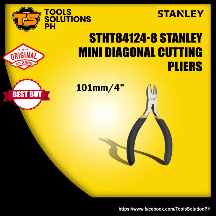 STANLEY HANDTOOLS 4" DYNAGRIP MINI DIAGONAL CUTTING PLIERS | Lazada PH