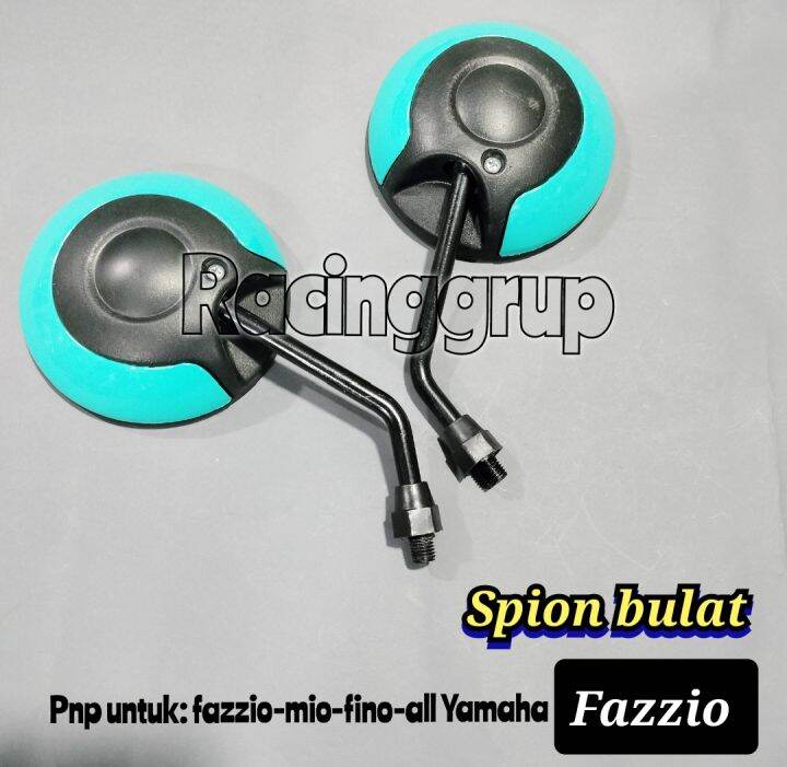 Spion Motor Bulat Fazzio Motor scoopy Fino Genio Mode Bulat | Lazada ...