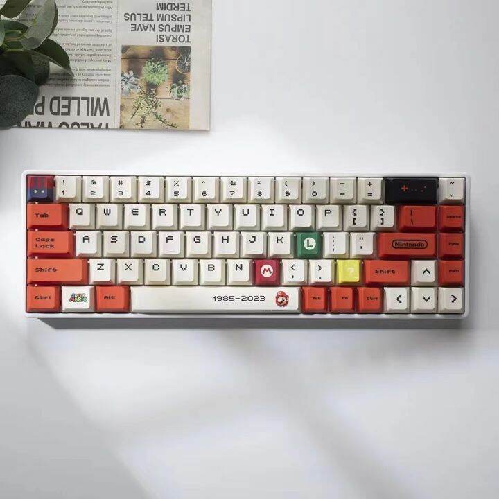 Mario Keycaps Year 2023 PBT Keycap Dye Sublimation Printing Mechanical ...
