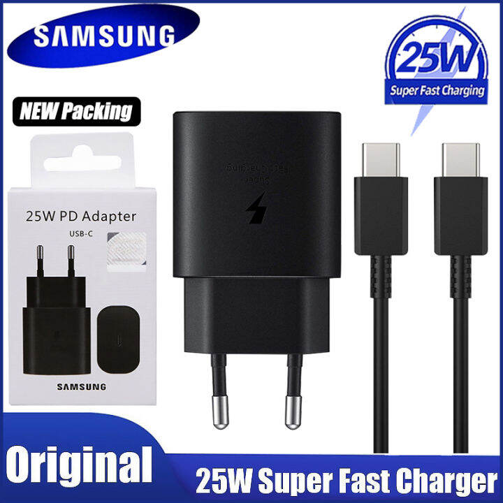 Original Samsung Galaxy Usb Type C Pd 25W EU Charger Fast Charge Cable ...