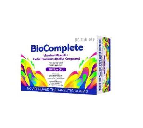 Biocomplete - Multivitamins + Minerals + Herbs + Probiotics (Bacillus ...