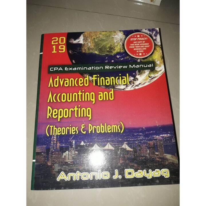 HOT Advance Financial Accounting Reporting Reviewer by Dayag | Lazada PH