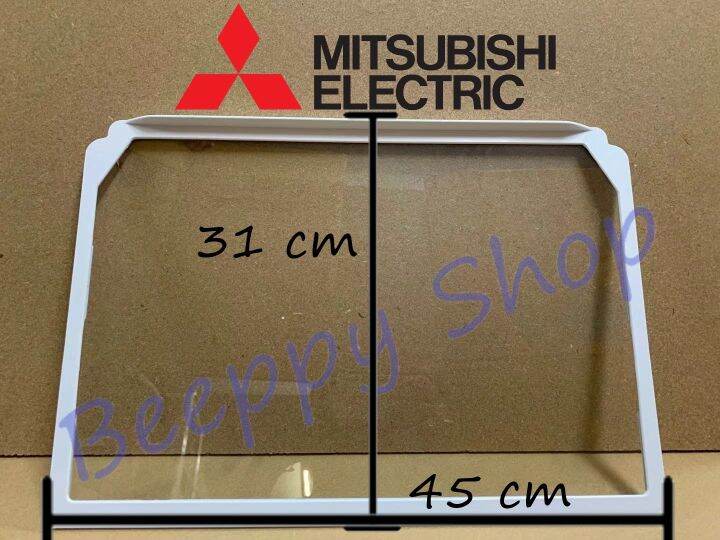 ⚙️ชั้นกระจกวางของในตู้เย็น MITSUBISHI มิตซูบิชิ รุ่น MR-F20/F21/F22/F23 ...