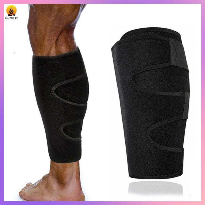 1*Adjustable Compression Wrap Calf Support Sports Brace Shin Splints ...