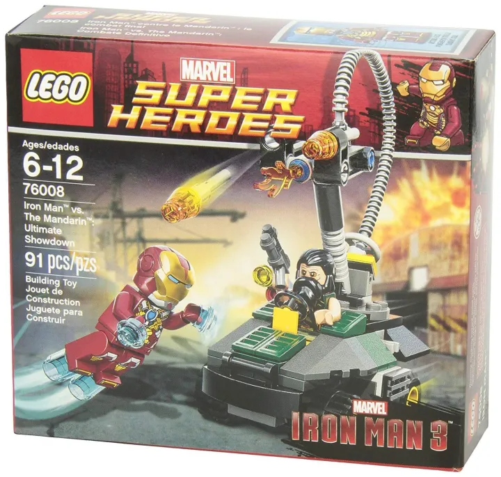 LEGO 76008 Super Heroes Iron Man vs. The Mandarin Ultimate Showdown ...