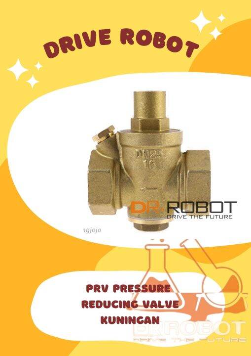 Prv Pressure Reducing Valve Kuningan 1/2, 3/4. 1, 2 Inch PRV Kuningan ...