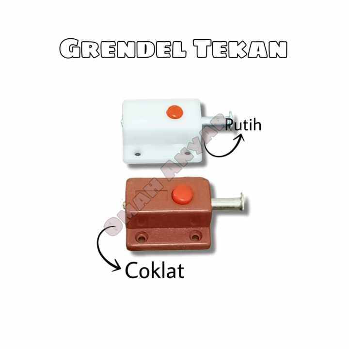 Grendel Tekan Grendel Otomatis Slot Pintu Otomatis Huben | Lazada Indonesia