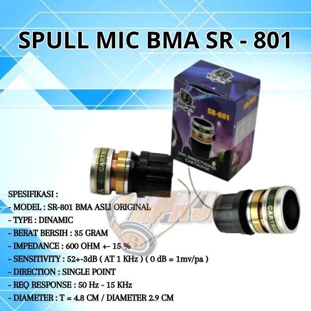 SPUL SPOL MIC BMA SR-801 Spul merk BMA Type SR-801 | Lazada Indonesia