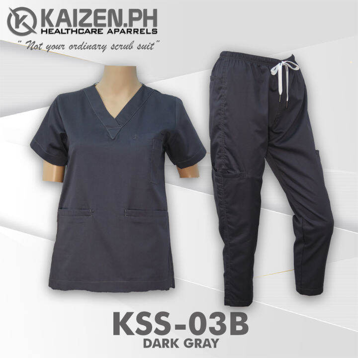 ∏ 1st Gen Scrub Suits KSS-03 PLAIN SERIES by KAIZEN.PH | Lazada PH