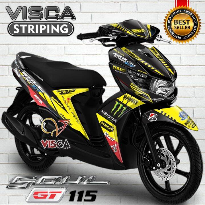 Stiker Striping Soul GT 115 Full Body Variasi Tech 3 | Lazada Indonesia