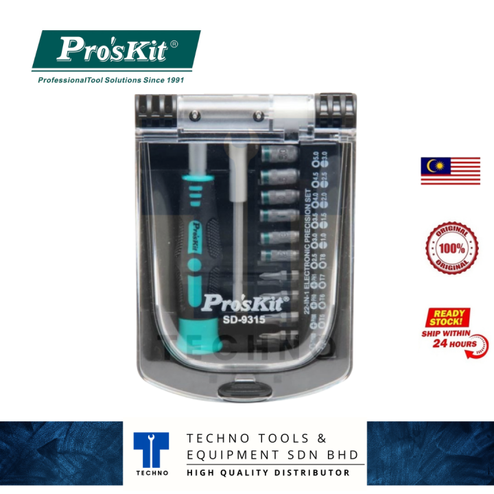 ProsKit SD-9315 22-in-1 Precision Screwdriver Set | Lazada