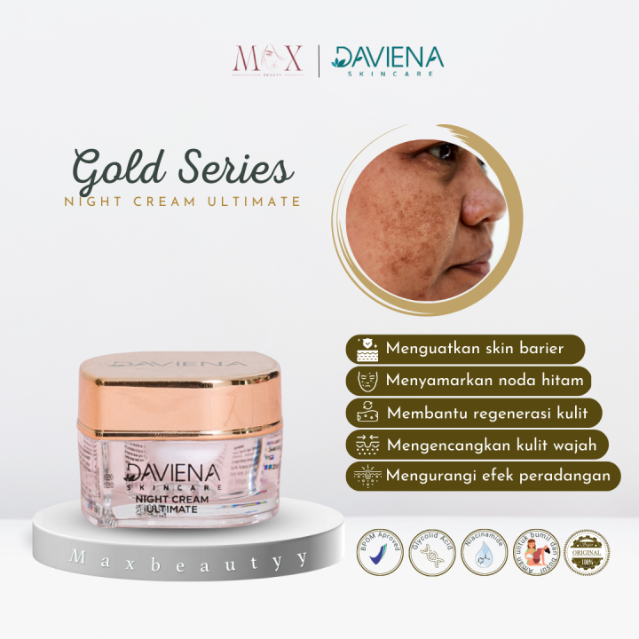DAVIENA SKINCARE NIGHT CREAM GOLD SERIES | Lazada Indonesia
