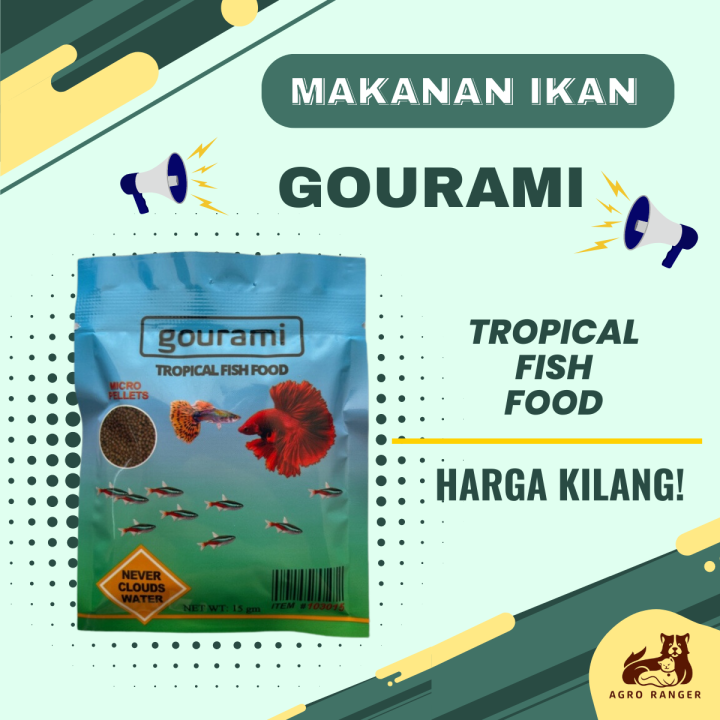 Makanan Ikan Guppy dan Betta | Gourami Micro Pellet Small Fish Food ...