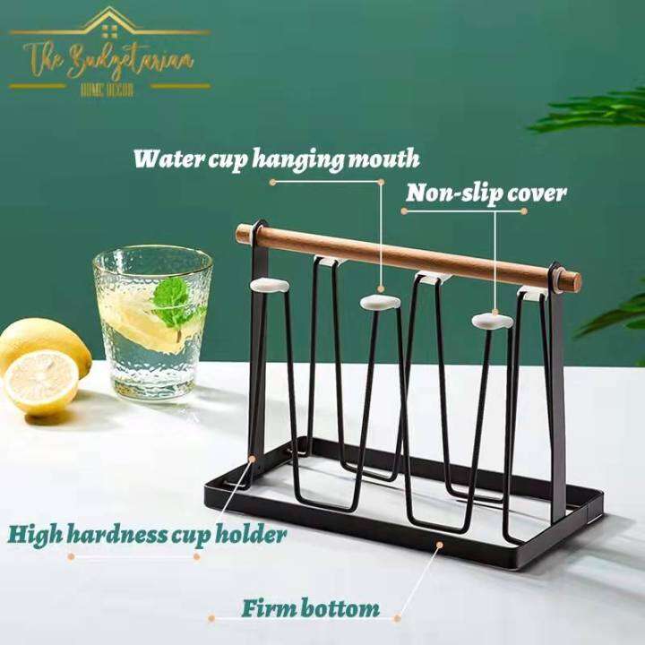 Sweet Kitchen Utensils Elegant Wrought Iron Cup Holder Draining Rack ...