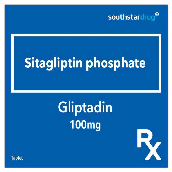 Rx: Gliptadin 100mg Tablet | Lazada PH