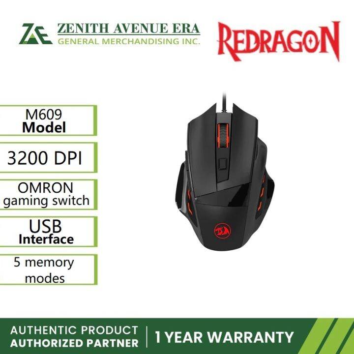 Redragon Phaser M609 Gaming Mouse | Redragon Gaming Mouse - REDRAGON GAMING MOUSE | Lazada PH