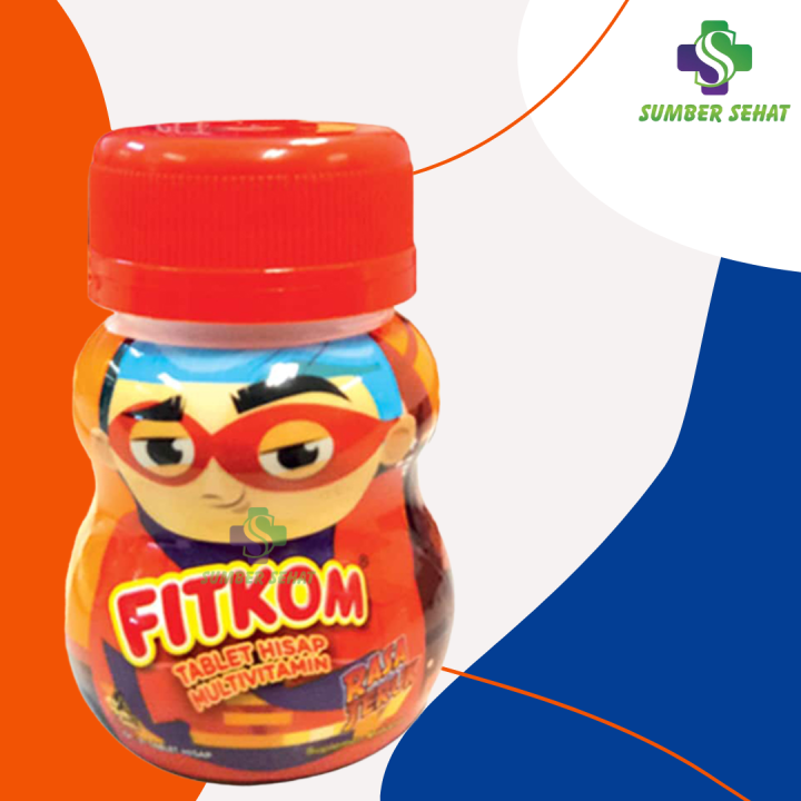 FITKOM TABLET HISAP RASA JERUK BOTOL 21 TABLET | Lazada Indonesia