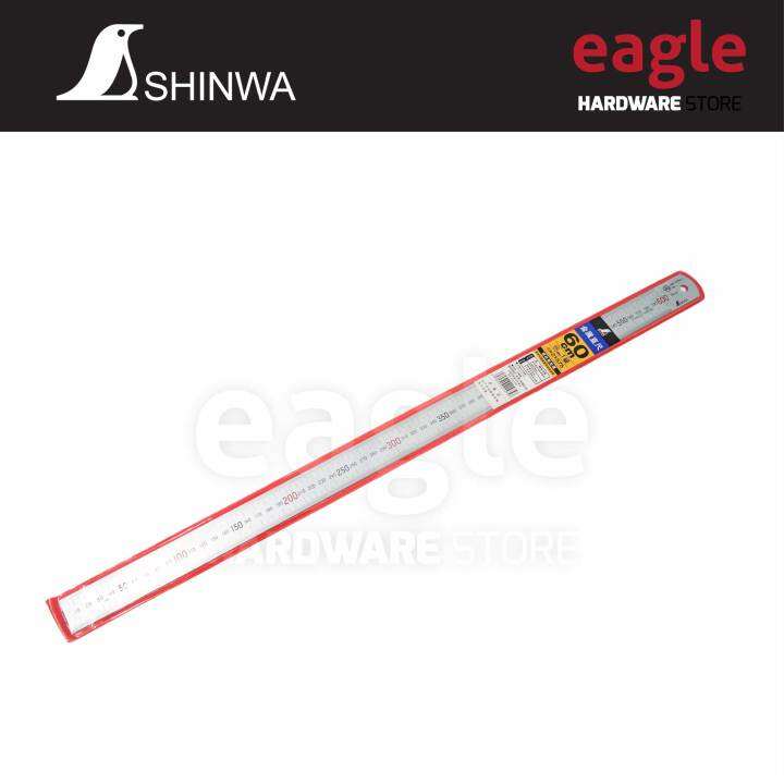 Shinwa 21575 600mm Stainless Steel Ruler | Lazada