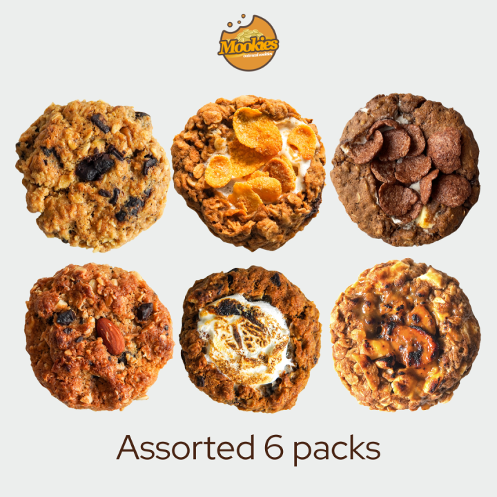 Assorted Flavors Mookies Oatmeal Cookies | Lazada PH