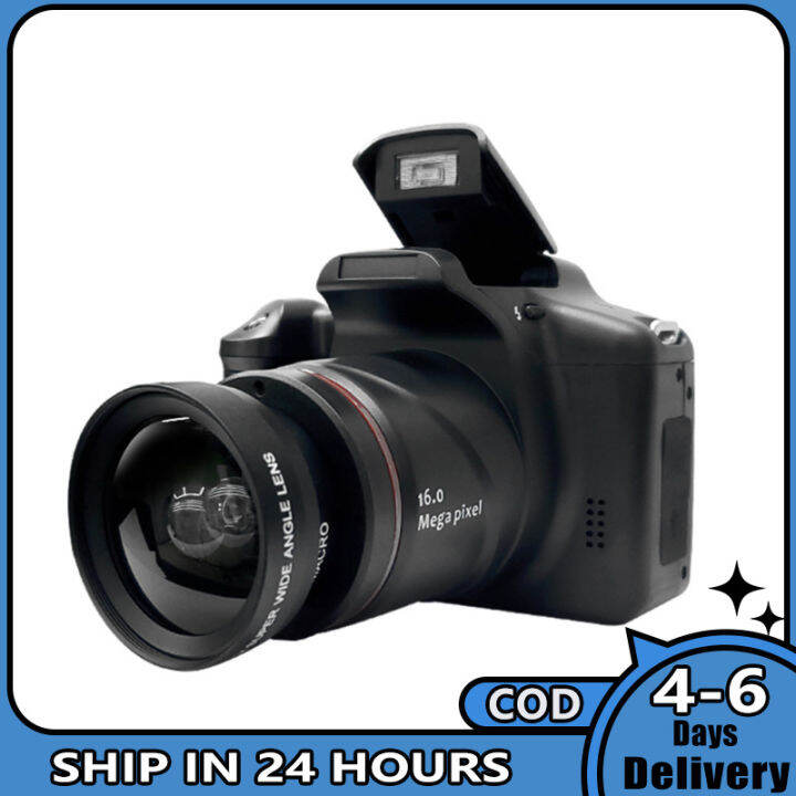 Digital Camera With 2.4 Inch Screen Wide-Angle Lens 16X Zoom Digital ...