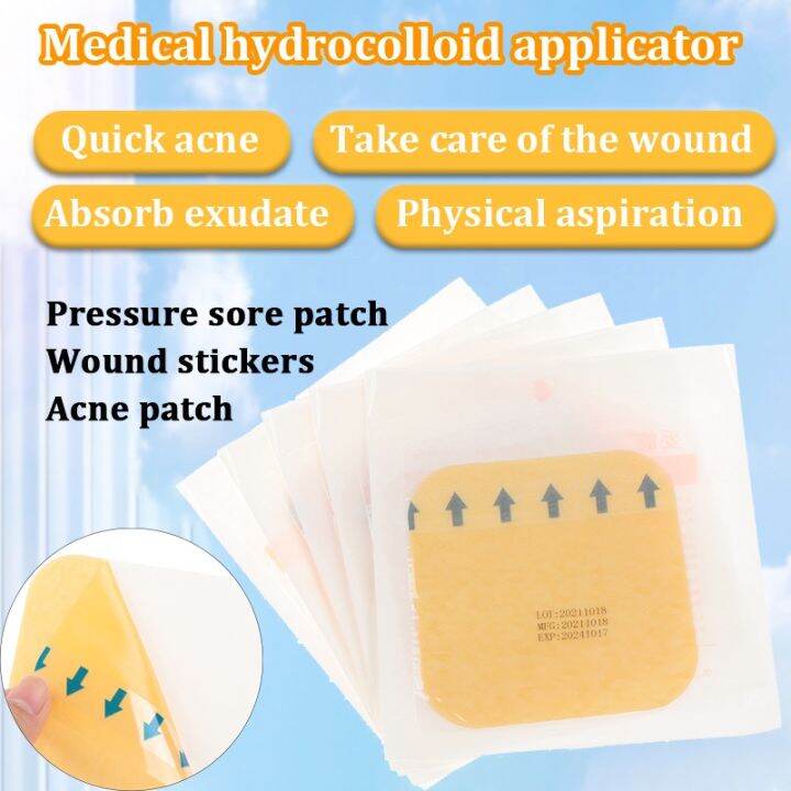Ultra-thin hydrocolloid dressing 10*10cm wound regeneration patch ...
