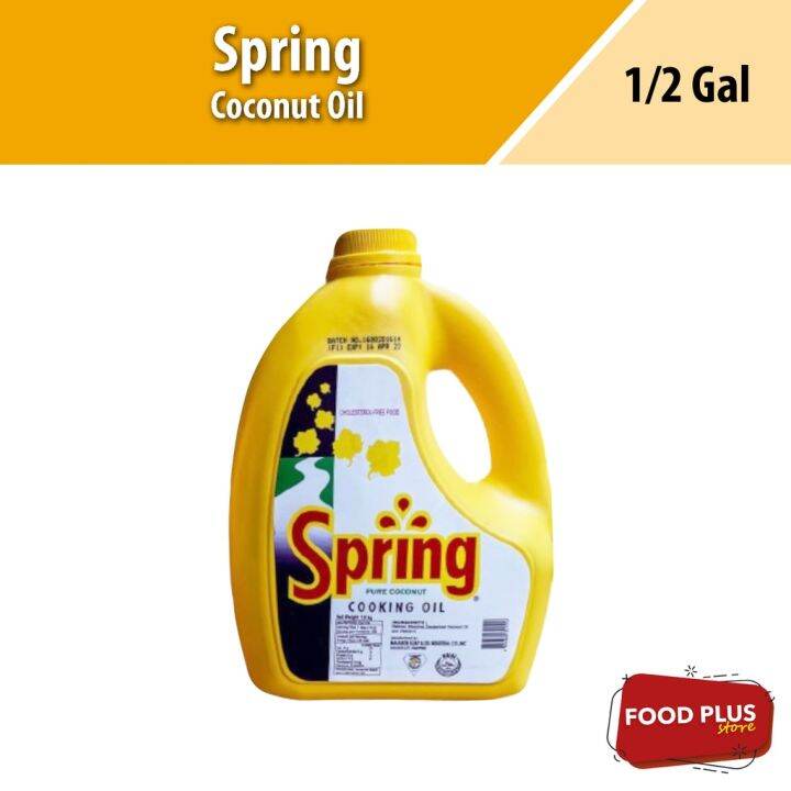 Spring Coconut Oil 1/2 Gal (Net weight: 1.6kg) | Lazada PH