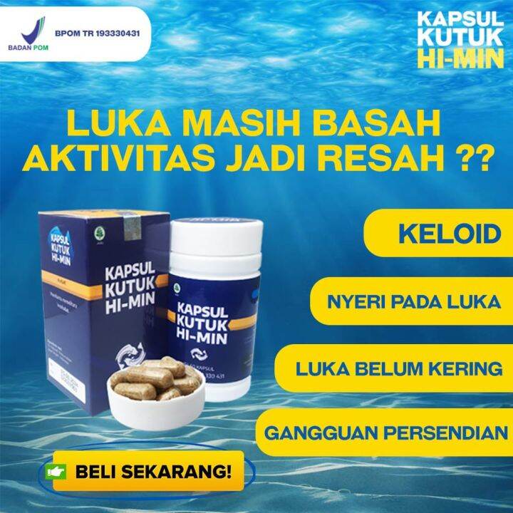 Ikan Kutuk Hi Min Naturafit ORIGINAL 60 Kapsul Premium High Protein ...