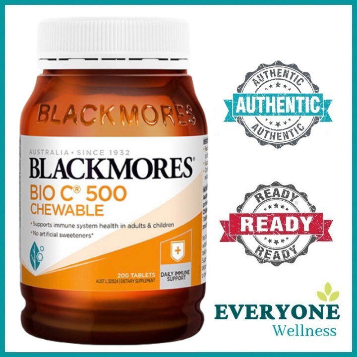 [Local Delivery] Blackmores Bio C, 50 / 200 Chewable Tablets [Vitamin C ...
