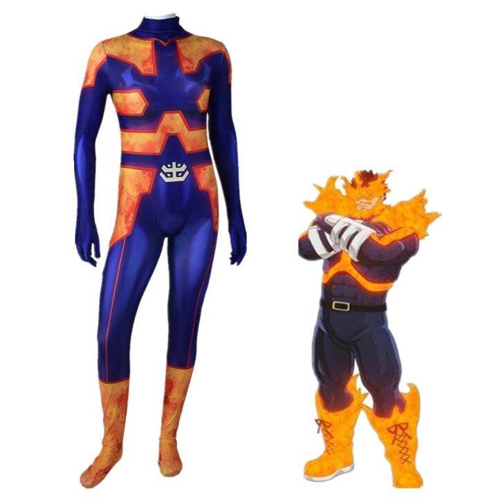 ชุดจั๊มสูทคอสเพลย์ My Hero Academia Endeavor Fire Battle | Lazada.co.th