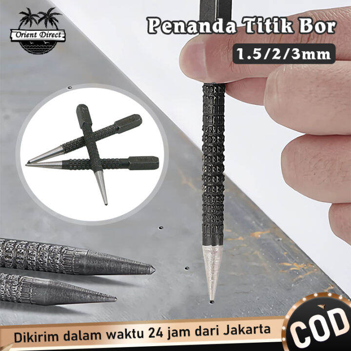 Automatic Center Punch Set 3pcs Penanda Titik Bor Drip Auto Marking ...