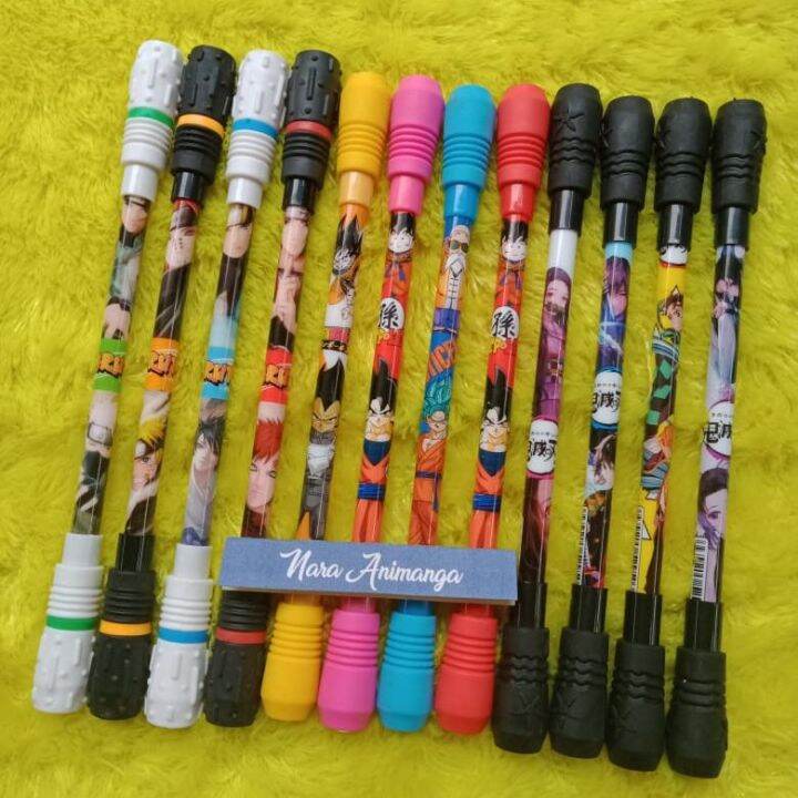 Nara Animanga Pulpen Spining Pen Gel Karakter Anime | Lazada Indonesia